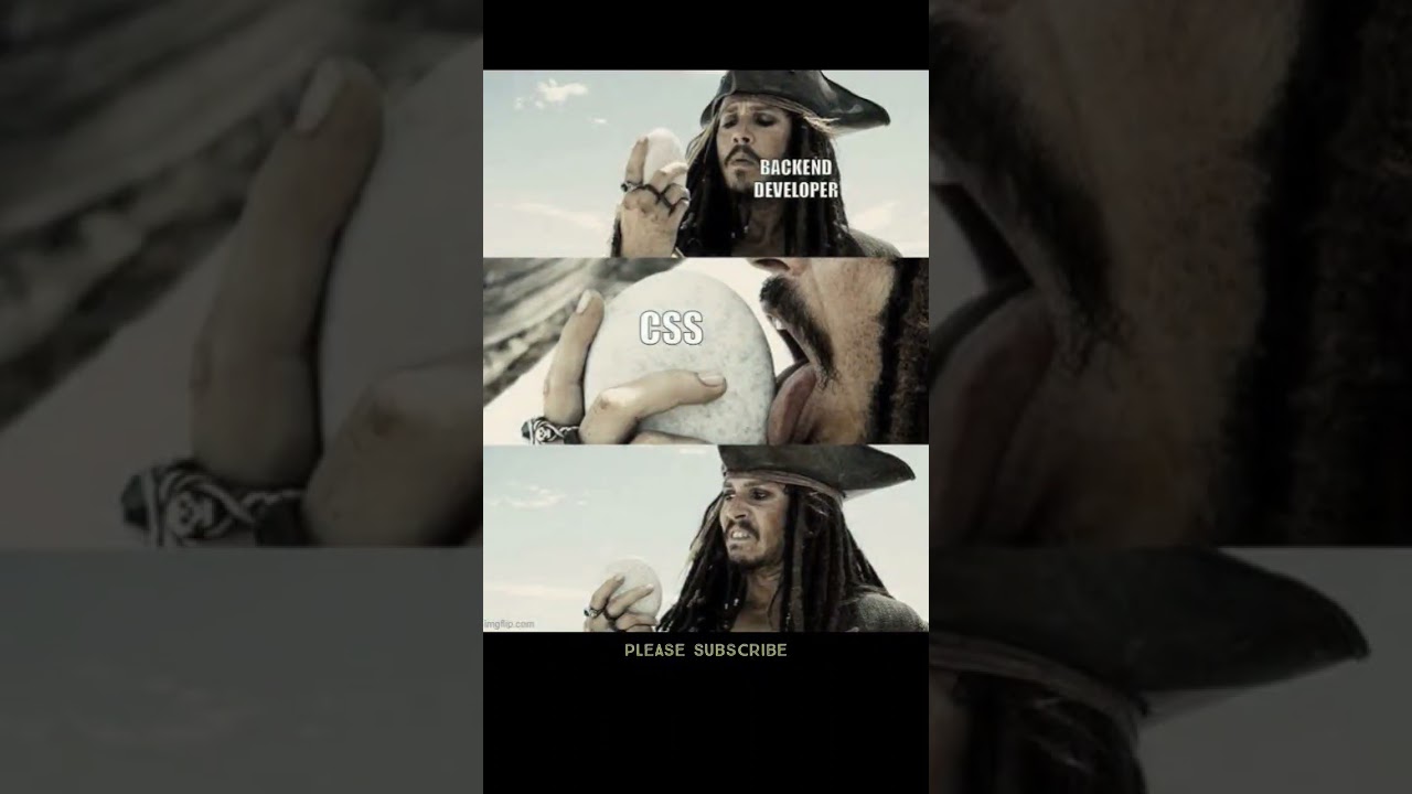 Backend developers reaction when they try css for first time | Funny meme for backend developers