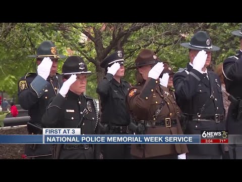 National Police Memorial Week service held in Omaha