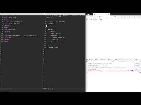 [Vue.js 3 Crash Course] 1.2: Adding a template tag
