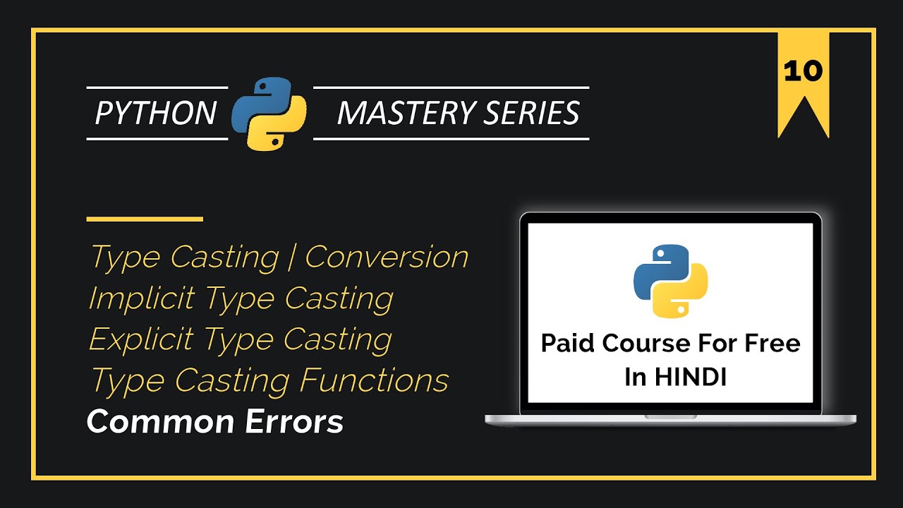 The 19-Minute Python TYPE CASTING Tutorial for Beginners