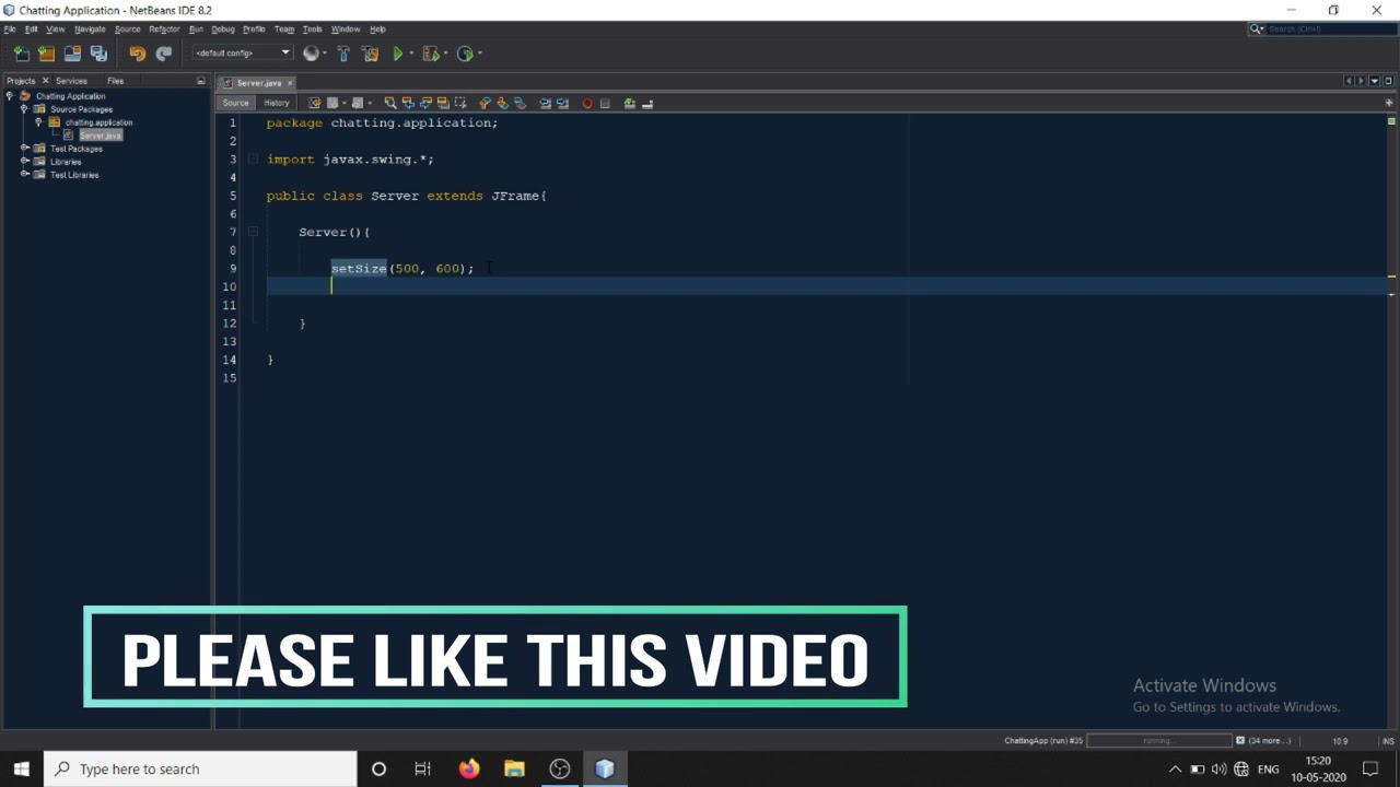 15   Chatting Application Java Networking   Swing Project Socket Programming  Server   Client