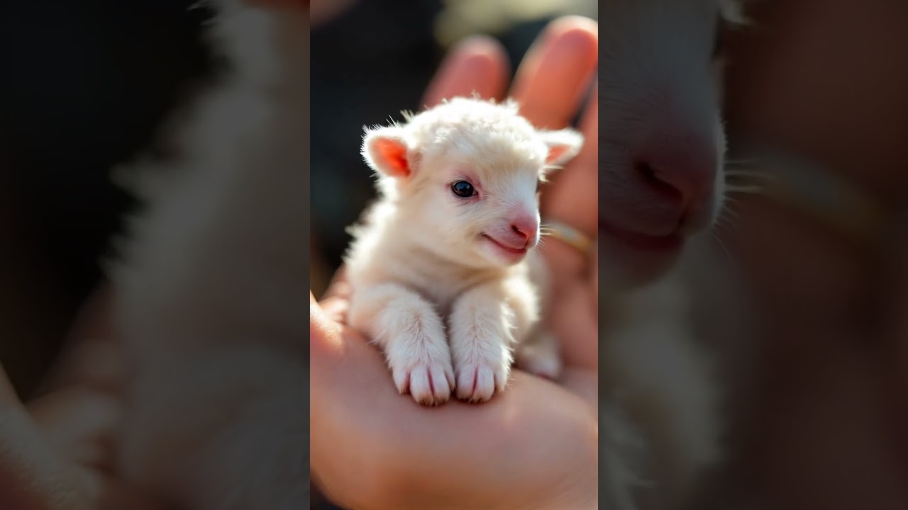 Baby lamb| Ai generated| #youtubeshorts #babylamb #animals #shorts
