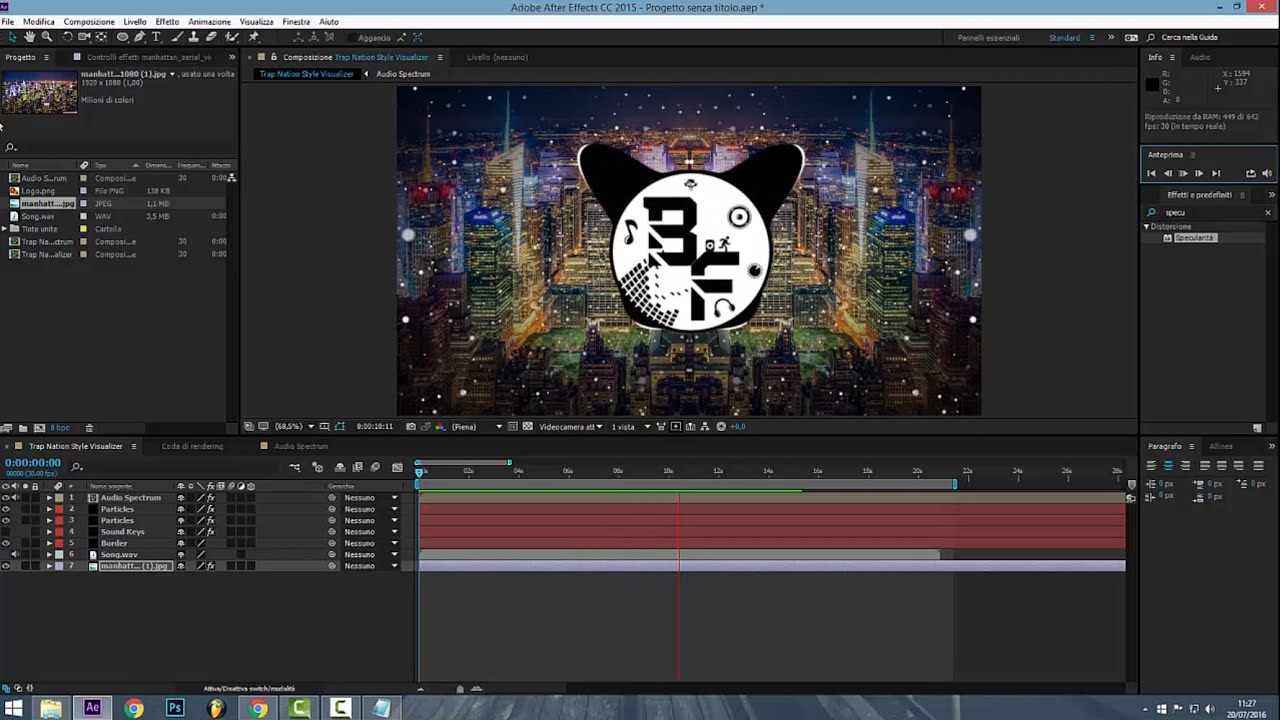 Trap Nation style visualizer - Tutorial