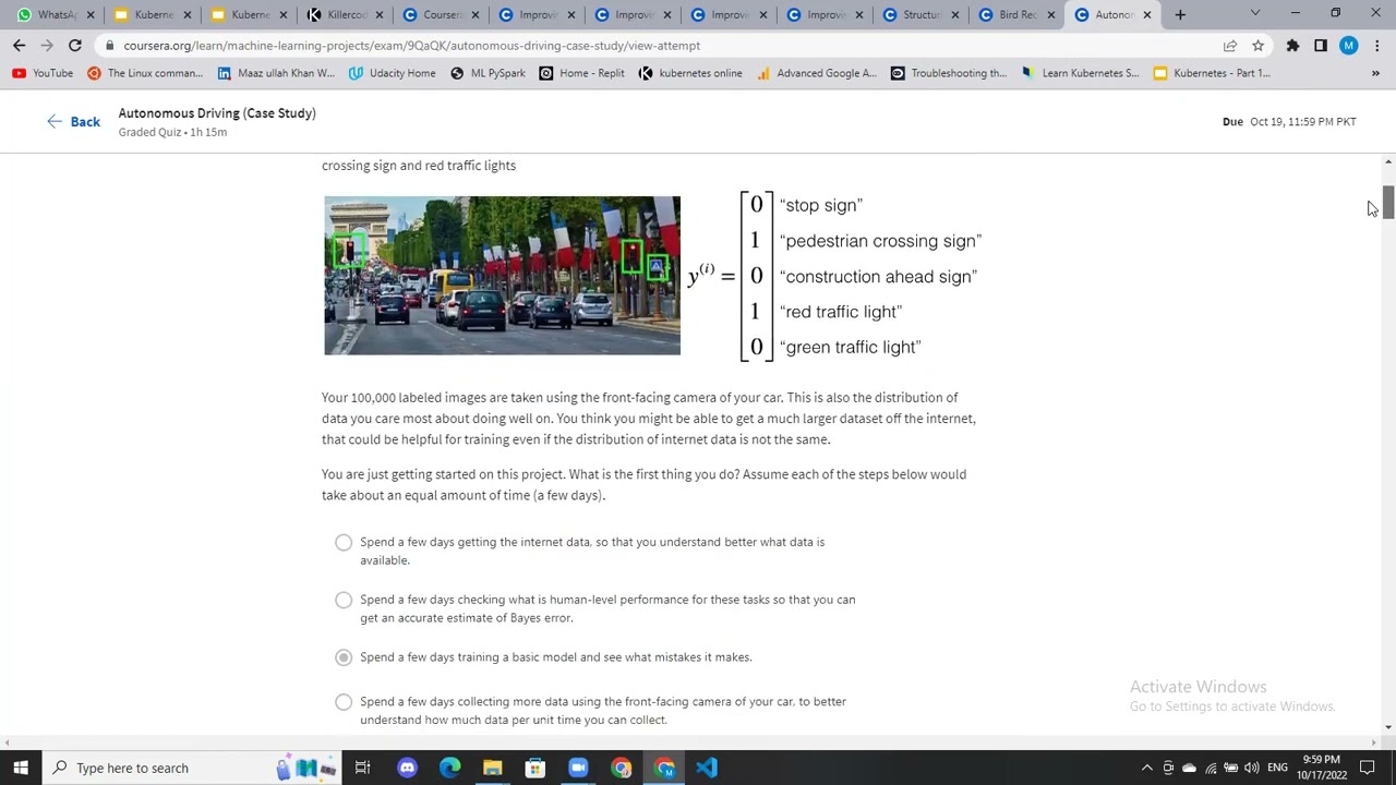 Structuring Machine Learning Projects Quiz Answers Course3 (Deep Learning Specialization)