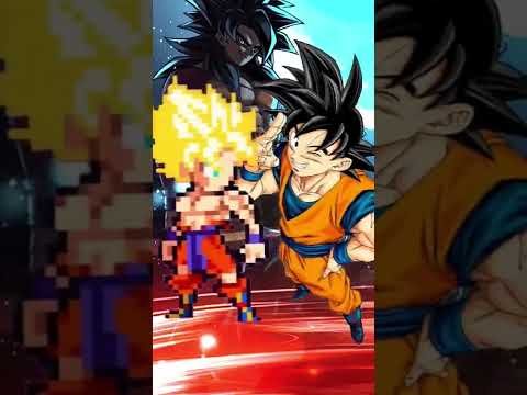 dragon ball 🐉Goku (manga) vs Goku ( game mod ) #dbs #dbz