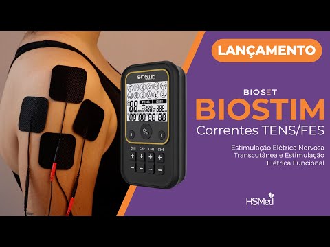 Biostim TENS FES Eletroestimulador Portátil - Bioset | HS Med ...