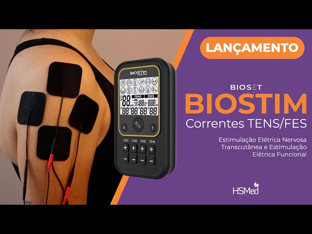 Biostim TENS FES Eletroestimulador Portátil - Bioset | HS Med ...