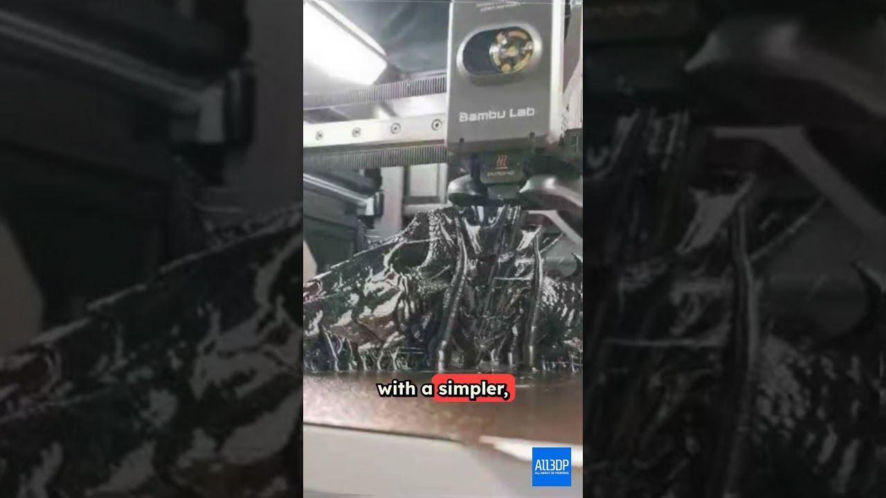 Has Bambu Lab just leaked a new 3D printer? #3dprinting #bambulab #all3dp #shorts