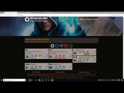MTG Arena - Free Collection Tracker/Deckbuilding Tool (Links in Description)