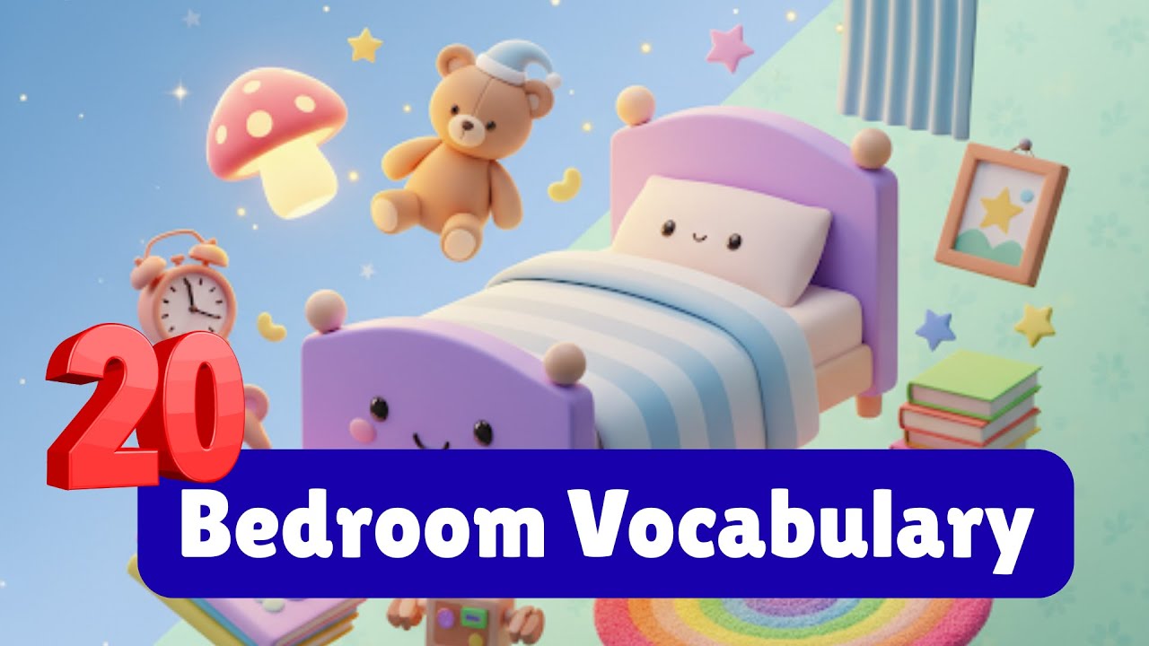 LIVE Kids Vocabulary | Bedroom, Kitchen & School Supplies | Learn with Smile