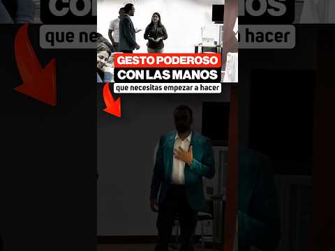 Gesto PODEROSO con las MANOS ✋️ qué necesitas empezar a hacer