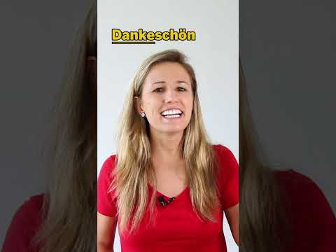 How to say thank you in German 🇩🇪 #learngerman #deutschkurst