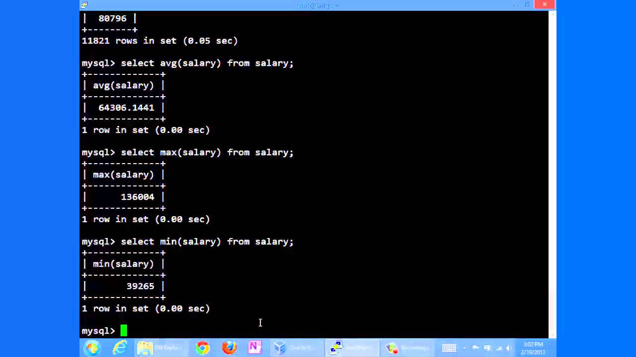 Introducing Aggregation in SQL
