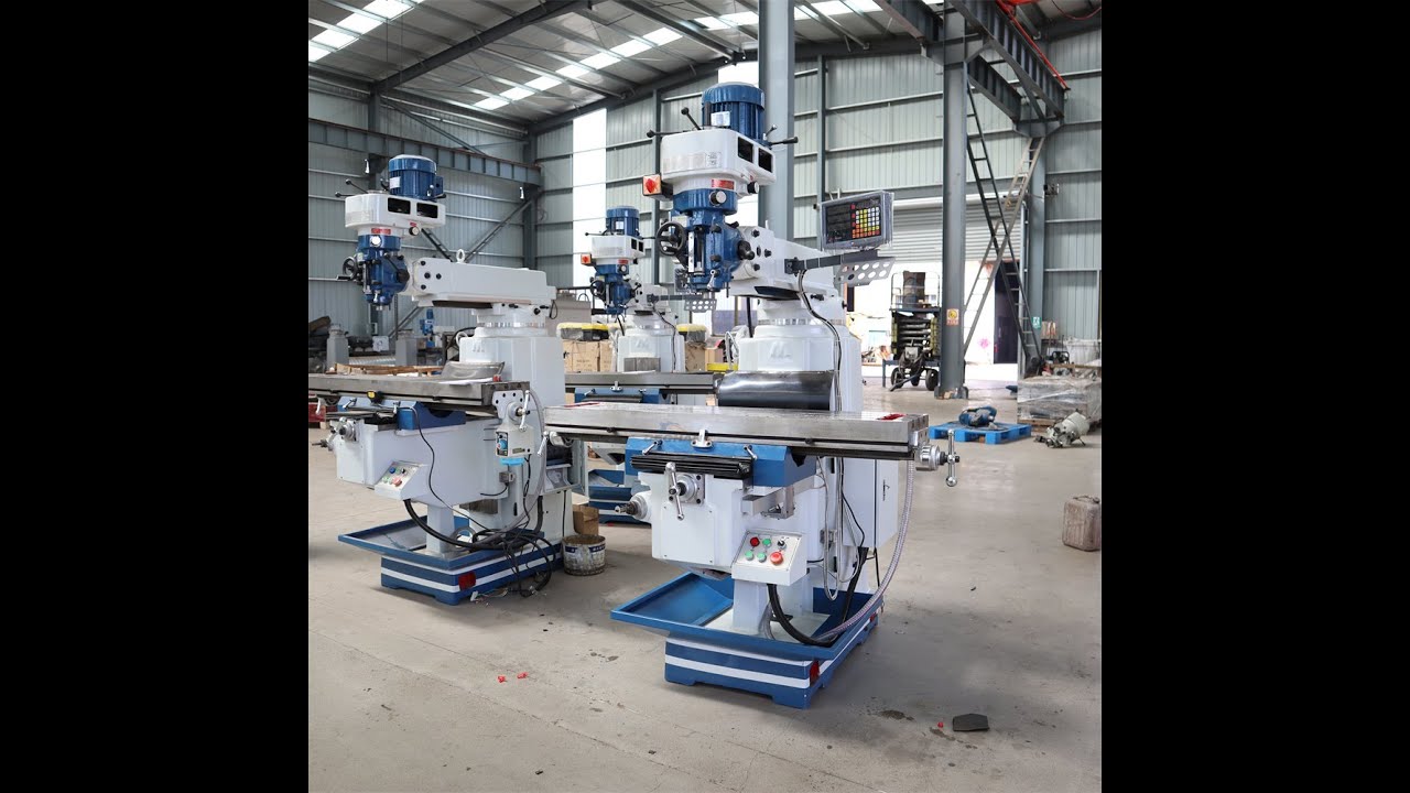 5H vertical turret milling machine with variable milling head