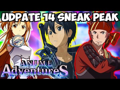 UPDATE 14 OFFICIAL TIME COMFIRMED SNEAK PEAK(SAO)ANIME ADVENTURES