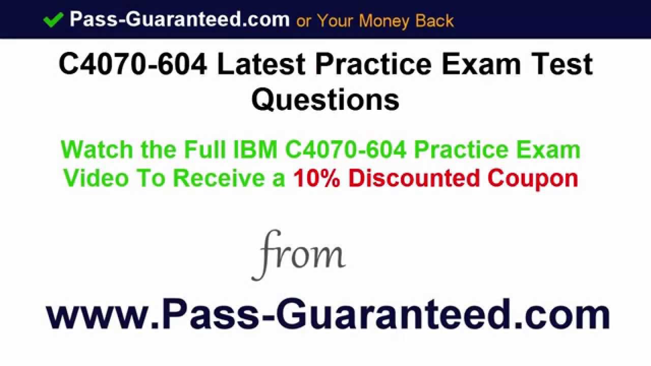 C4070-604 Exam Test Questions PDF Answers