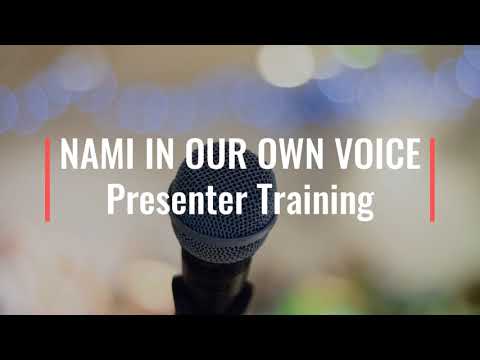 NAMI In Our Own Voice Training Fall 2020 Promo