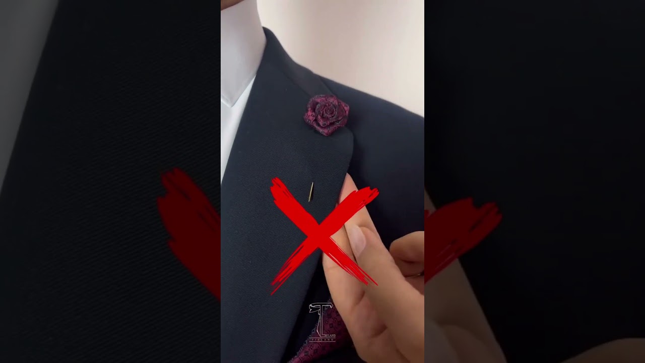 Learn how to style your formal look with a Lapel Pin.#lapelpin #boutonniere #mensfashion #dapperlook