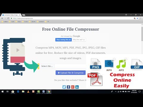 Free Online File Compressor compress Video, Audio, Image, PDF, Files Easily