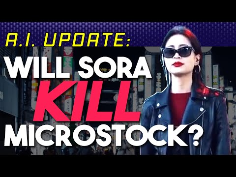 Will New AI Video Tool Sora Kill Microstock? When Will Sora Release and Be Available? #sora #openai