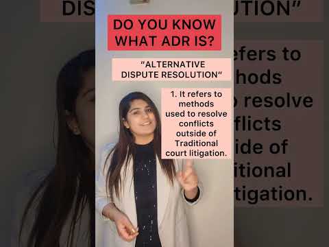 what ADR means ?