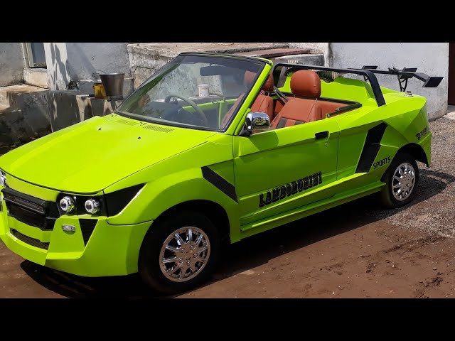 Maruti Esteem Modified To Lamborghini