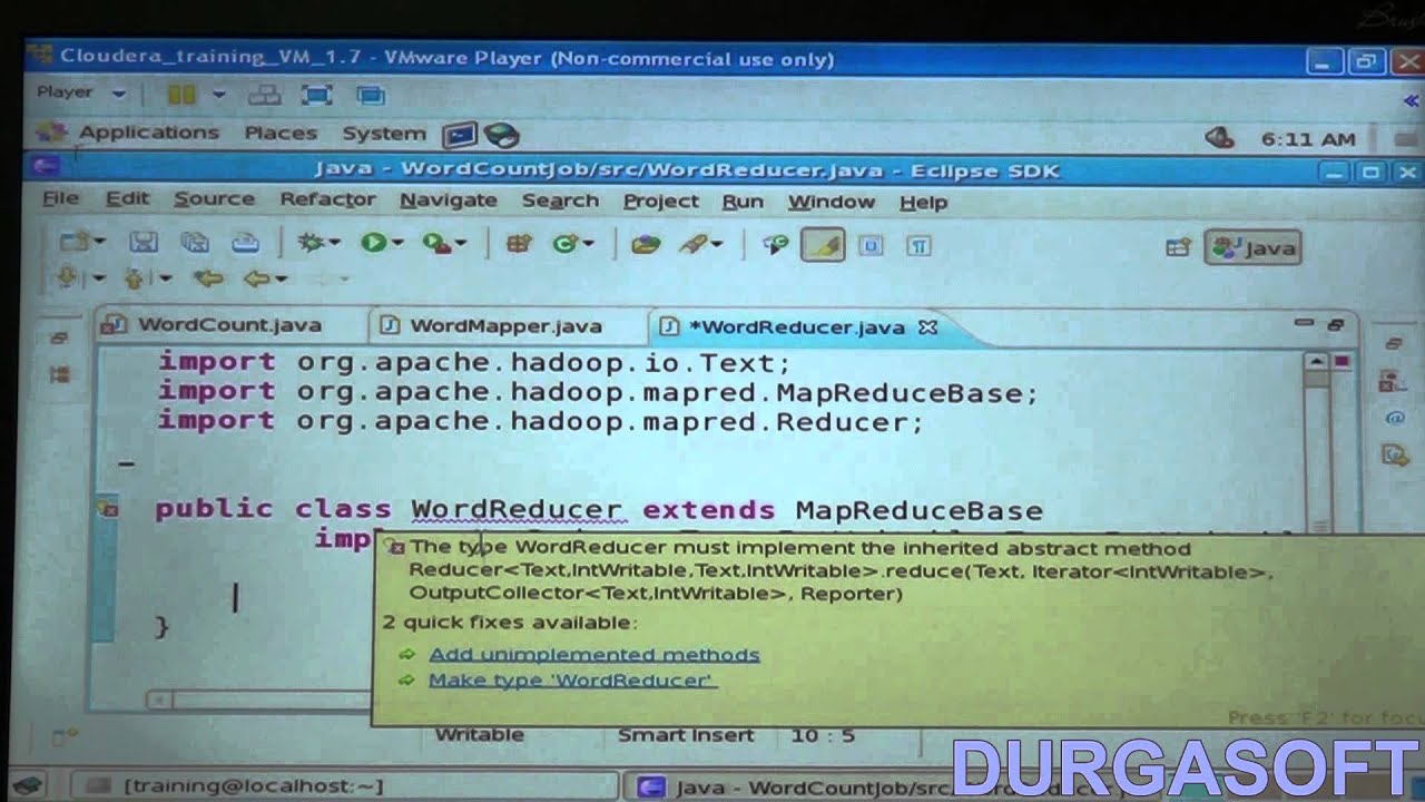 Word Count job Implementation In Hadoop