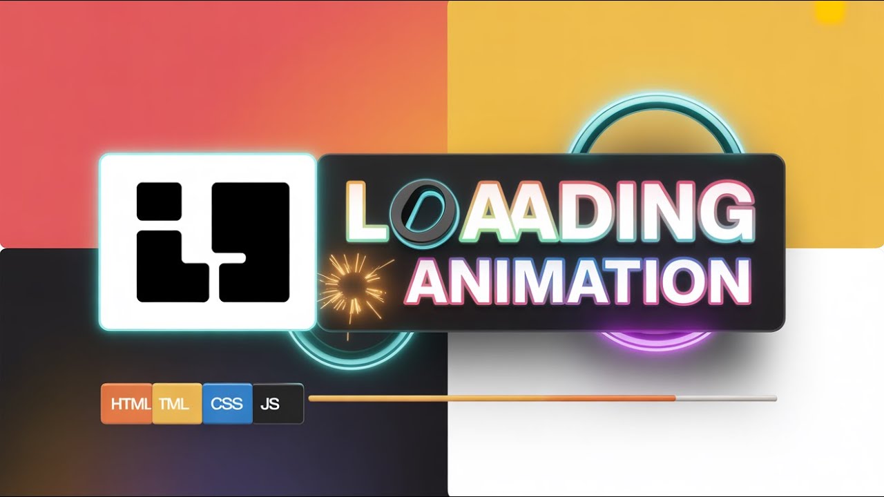 How to Create Loading Animation in HTML CSS JavaScript | Smart Code School | #coding #html