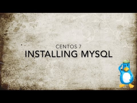 Installing MySQL on CentOS 7