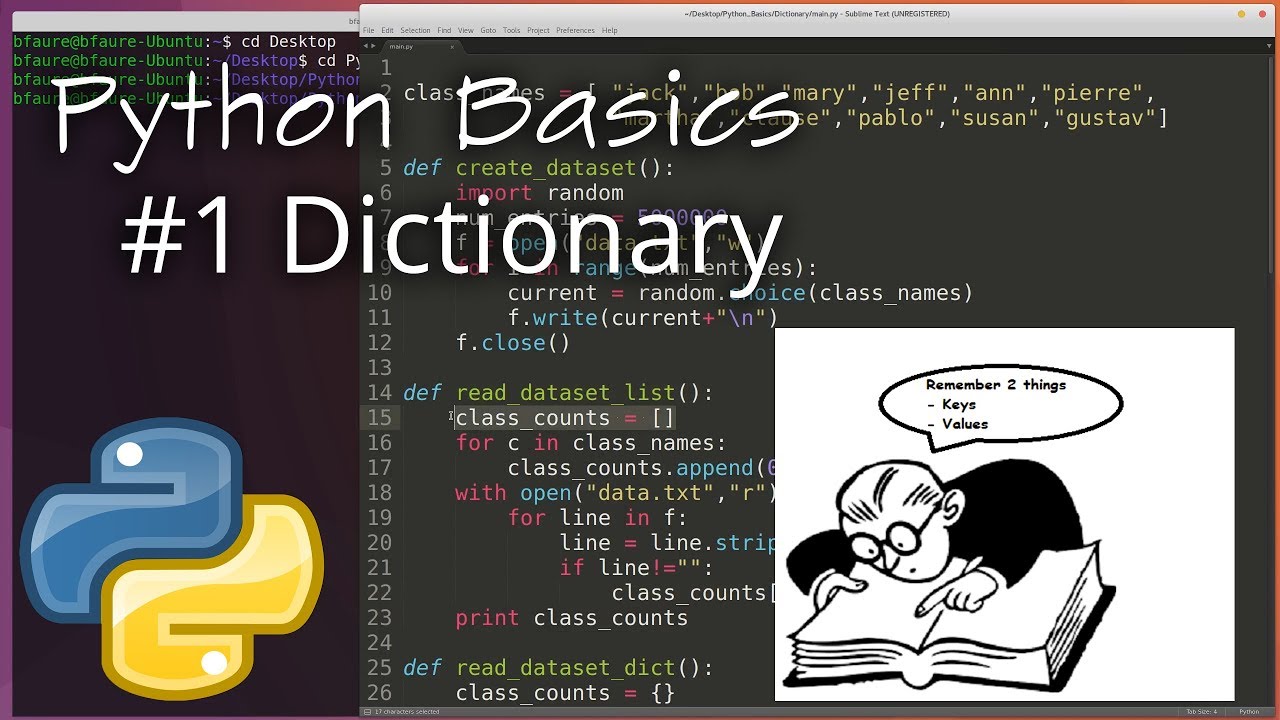 Python Data Structures #1: Dictionary Object