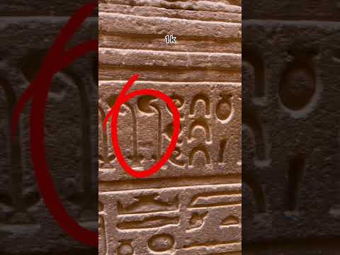 Learn to count in hieroglyphs #shorts 
