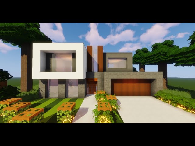 Modern Minecraft House Schematics Minecraft Infinity — Schematics