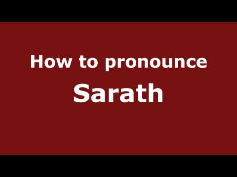 Pronounce Names - How to Pronounce Sarath