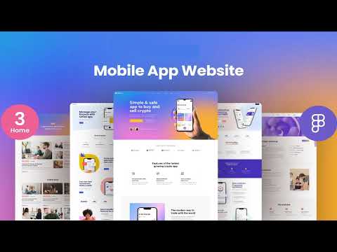 Figma Template App Landing Page Download