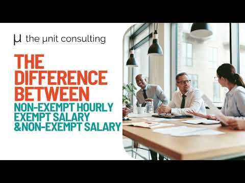 The Difference Between Non Exempt Hourly Exempt Salary Non Exempt Salary