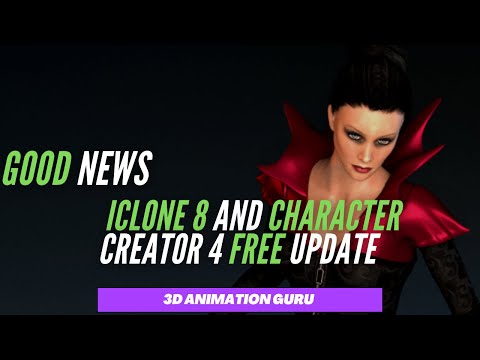 Good News iClone 8 and Character Creator 4 free upgrade