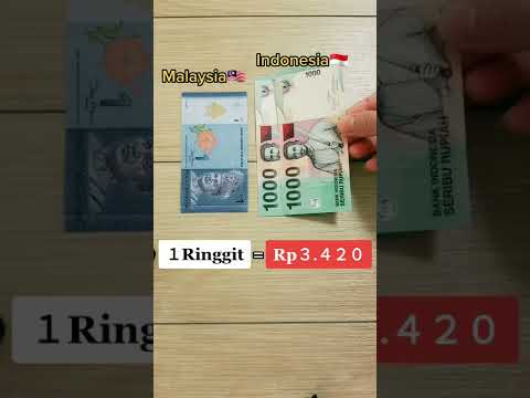 1 ringgit berapa rupiah ya??? #shorts #money #ringgit #short