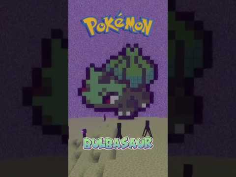 Bulbasaur 🌱 Pixel Art #bulbasaur #gaming #minecraft #pokemon #pixelart