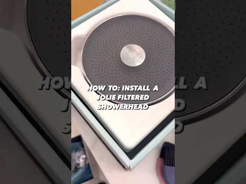 HOW TO: INSTALL A JOLIE FILTERED SHOWERHEAD #stepbystep 💕
