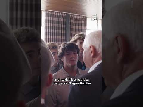 Tim Walz Engages With Group of College Students
