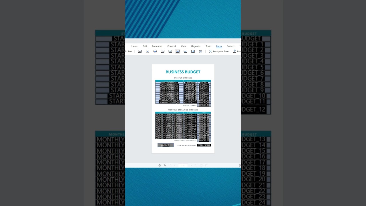PDFtips: How to add a reset button to PDF forms