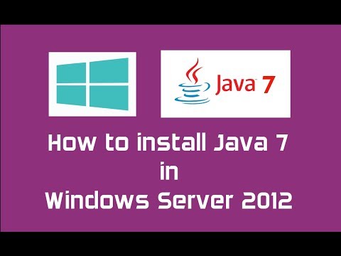 Java 7 (Oracle JDK 7) installation in Windows Server 2012 | Java SE 7 Update 80