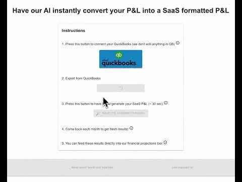 AI transforms messy QuickBooks data in 1 click (SaaS companies only)