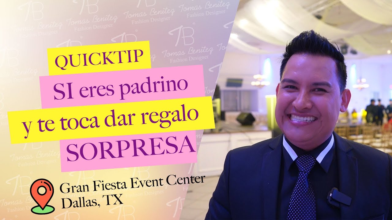 QuickTip: Si eres padrino y te toca dar el regalo sorpresa