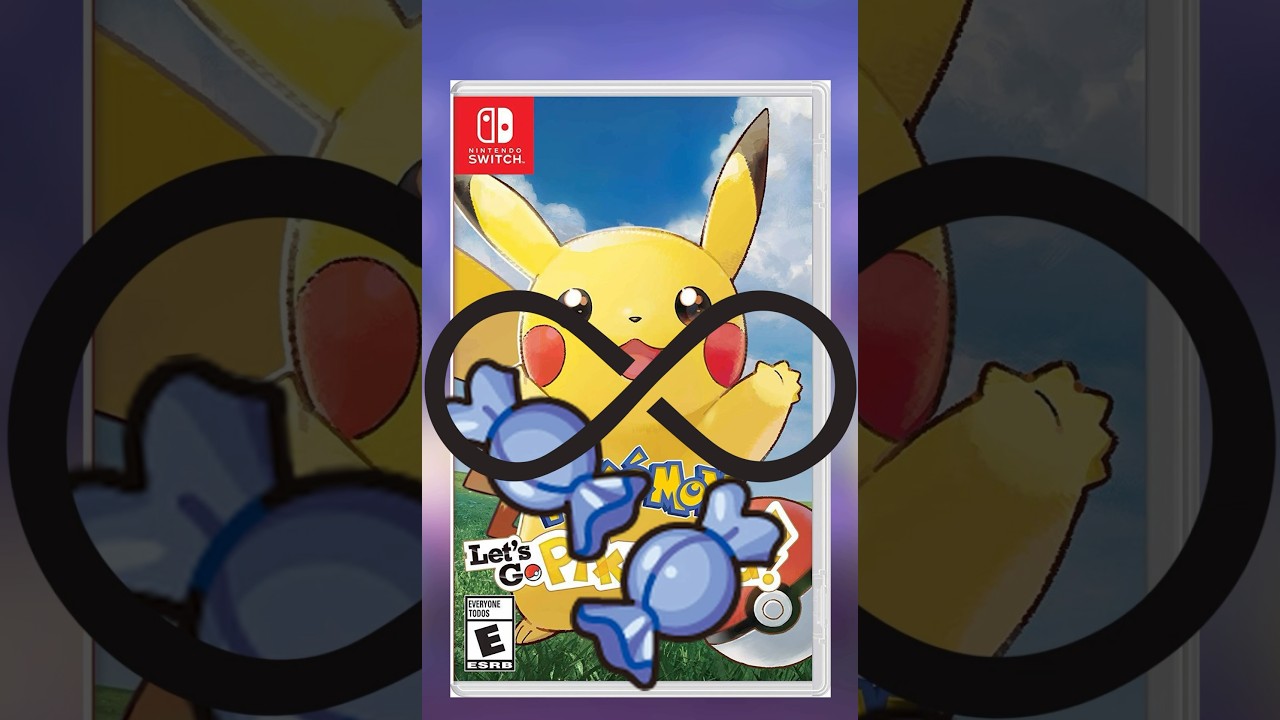 Pokemon let’s GO: infinite rare candy!