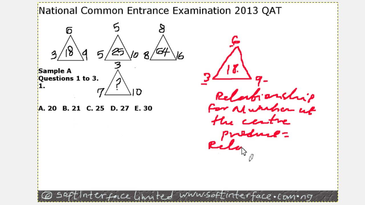 NCEE QAT 2013 Q01