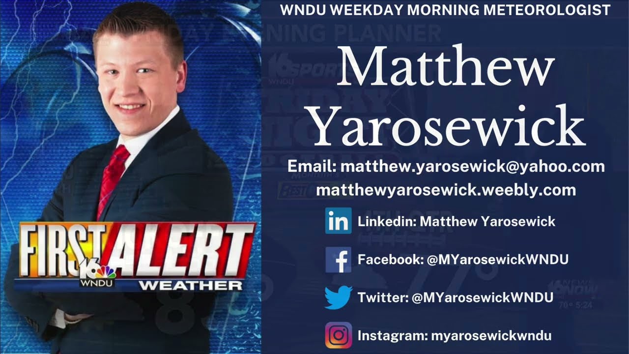 Meteorologist Matt Yarosewick's Weather Reel (September 2022)