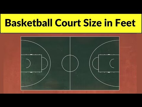 Basketball Court size in feet | basketball ground measurement | basketball ground size