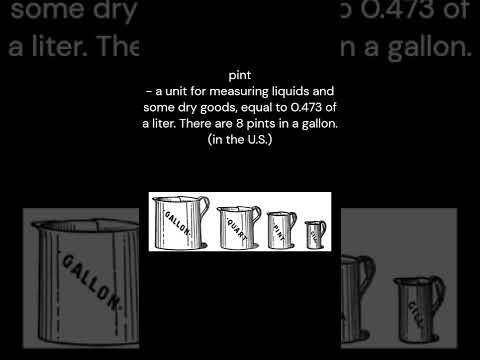 pint meaning and pronunciation