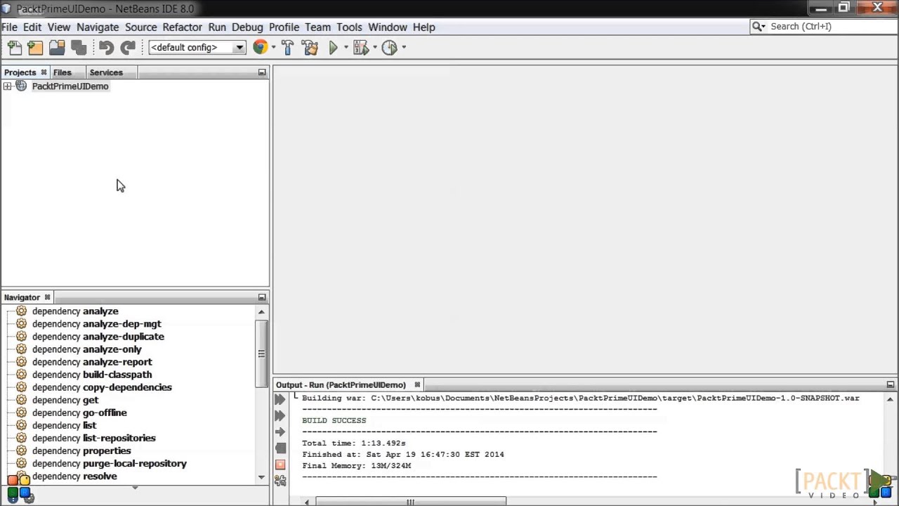 PrimeFaces Tutorial: Creating a Web Application Using NetBeans  | packtpub.com